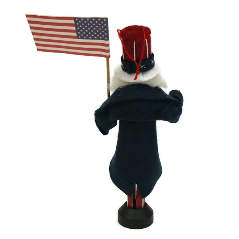 Uncle Sam Ornament, Formal Uncle Sam, Clothespin Ornament, Patriotic ...