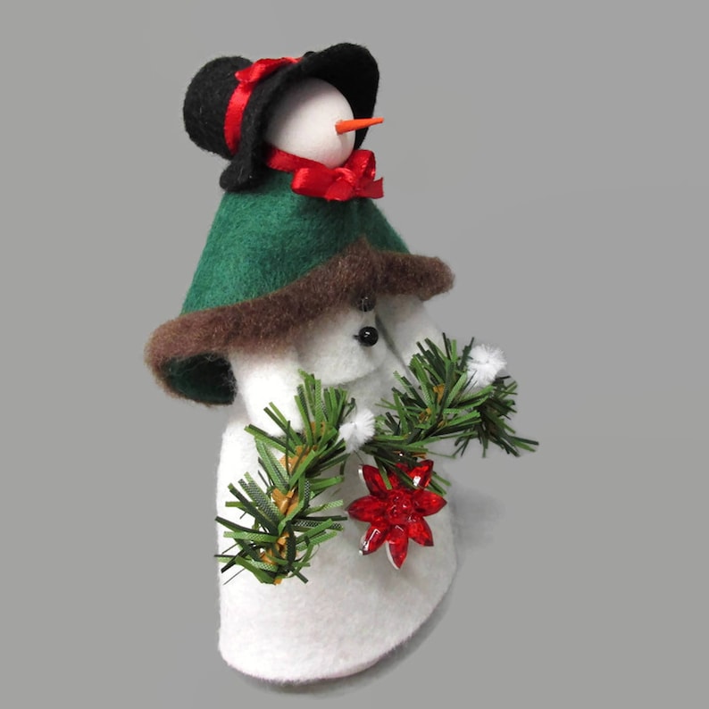 Vintage Snow Lady Clothespin Ornament, Snow Lady With Cape, Christmas ...