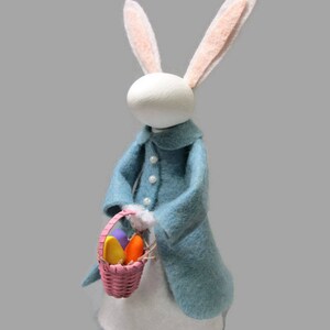 Mrs. Easter Bunny Ornament, Clothespin Ornament, Mrs. Rabbit, Easter ...