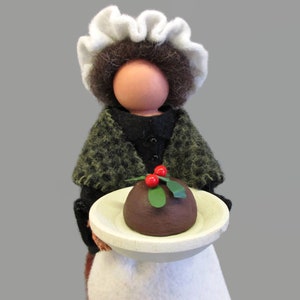 Mrs. Cratchit Clothespin Ornament, Mary Cratchit, Christmas Ornament, A ...