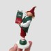 Personalized Elf With Packages Clothespin Ornament, Christmas Peg Doll ...