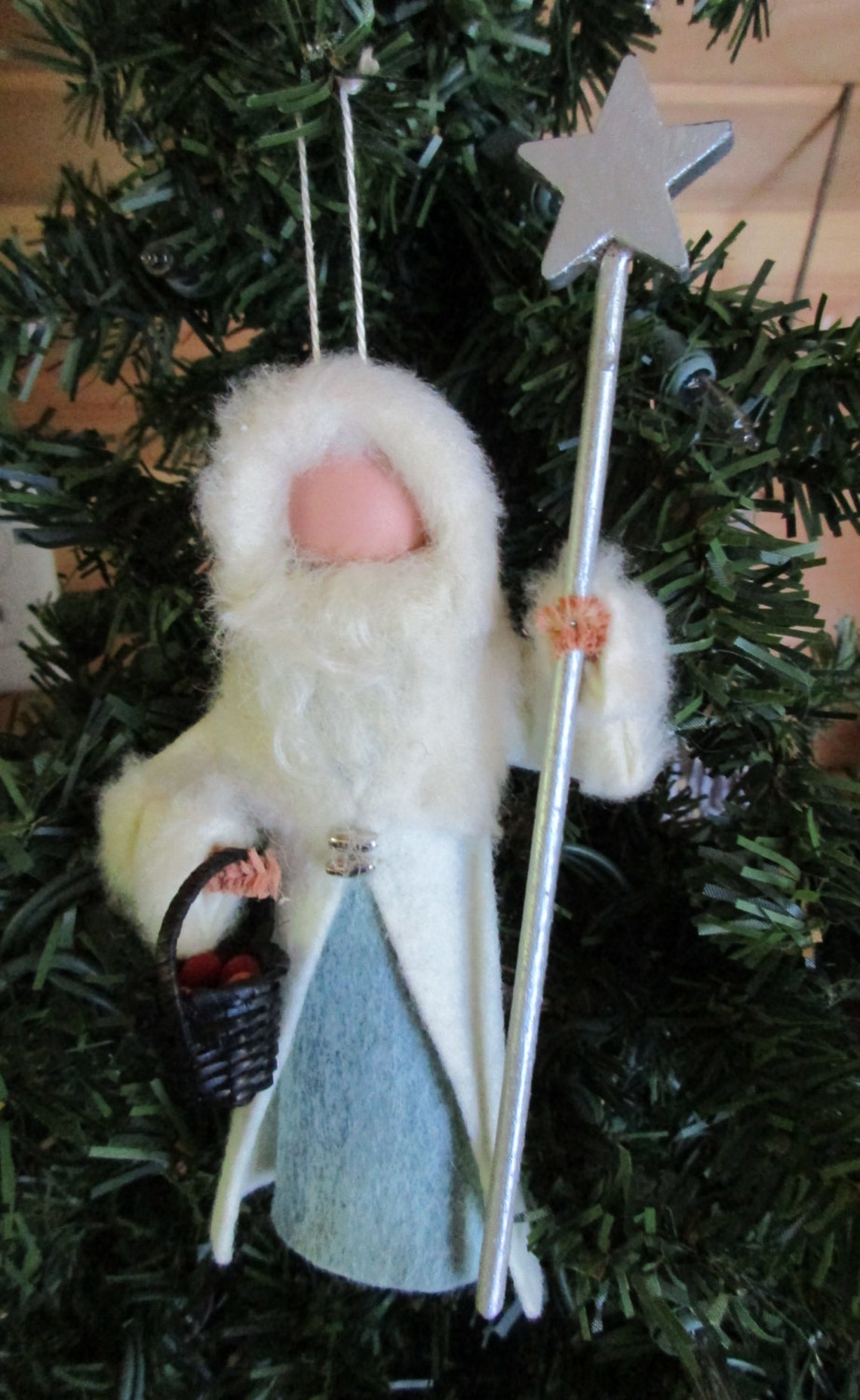 Star Man Christmas Ornament, Santa Claus From Poland, Polish Christmas ...