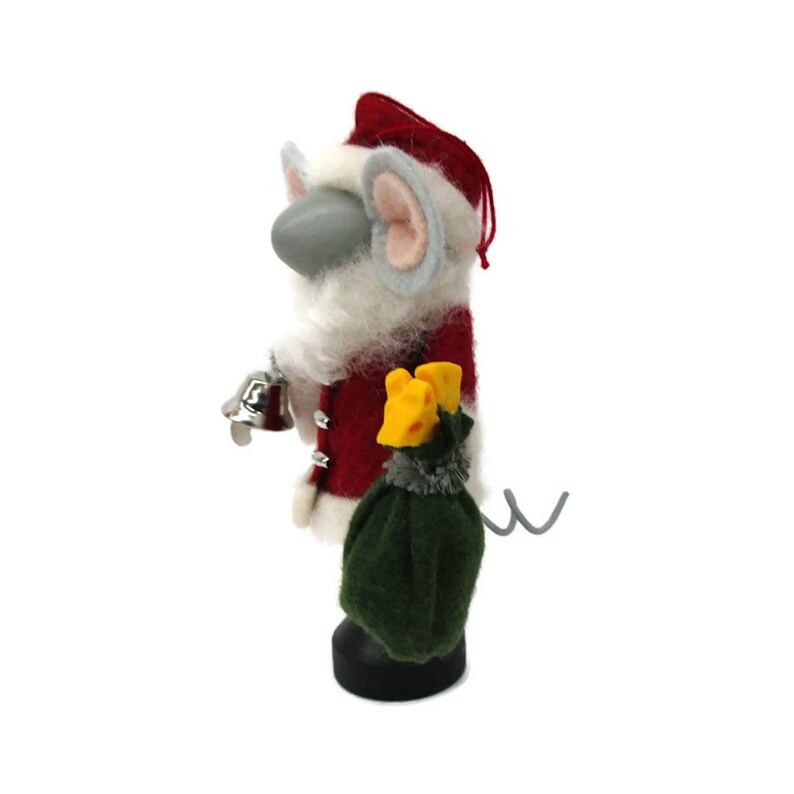 Santa Mouse Clothespin Ornament Holiday Mouse Santa Claus | Etsy