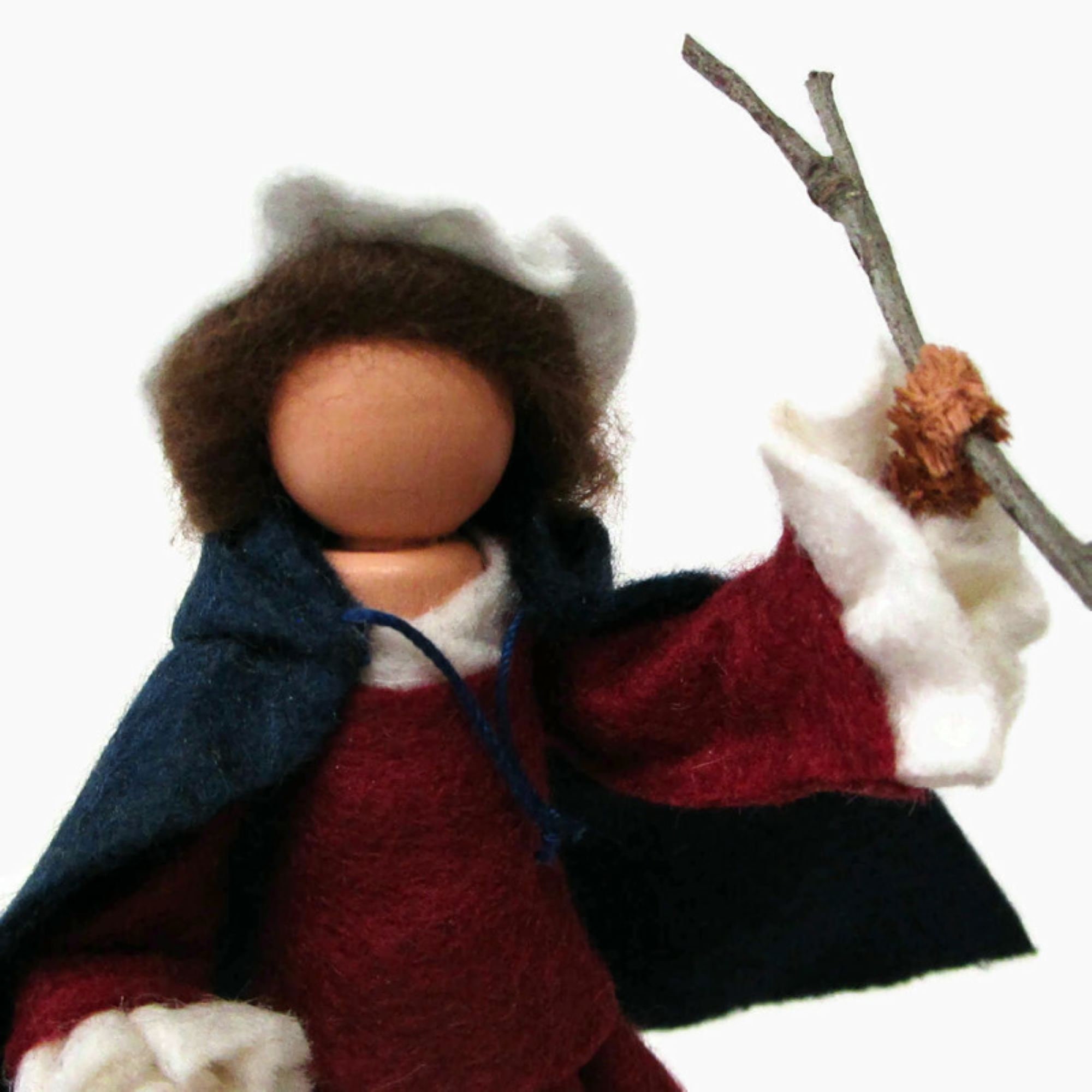 Sybil Ludington Clothespin Ornament, Female Paul Revere, Revolutionary ...