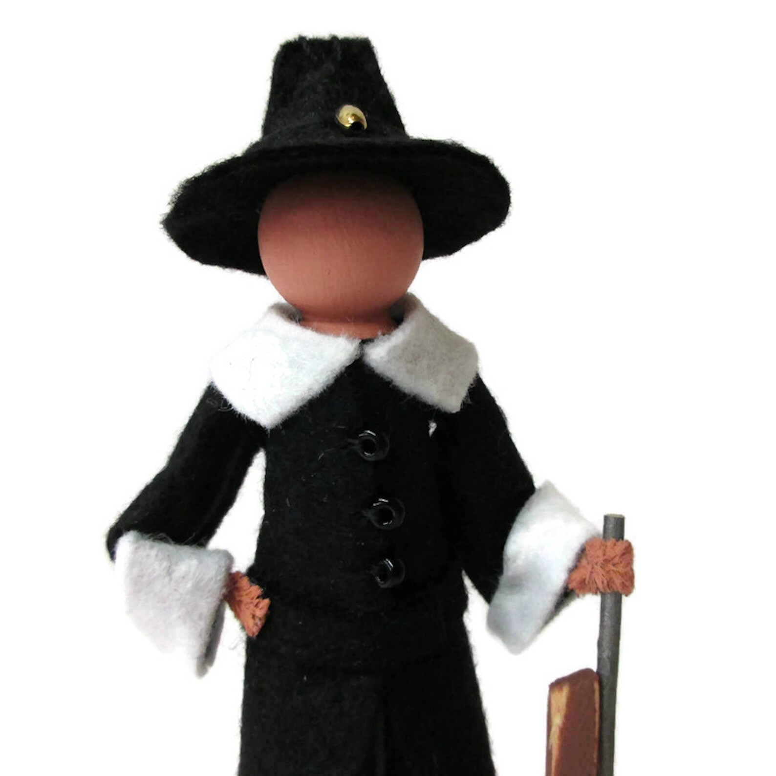 Pilgrim Man Thanksgiving Ornament the Mayflower Table Decor | Etsy