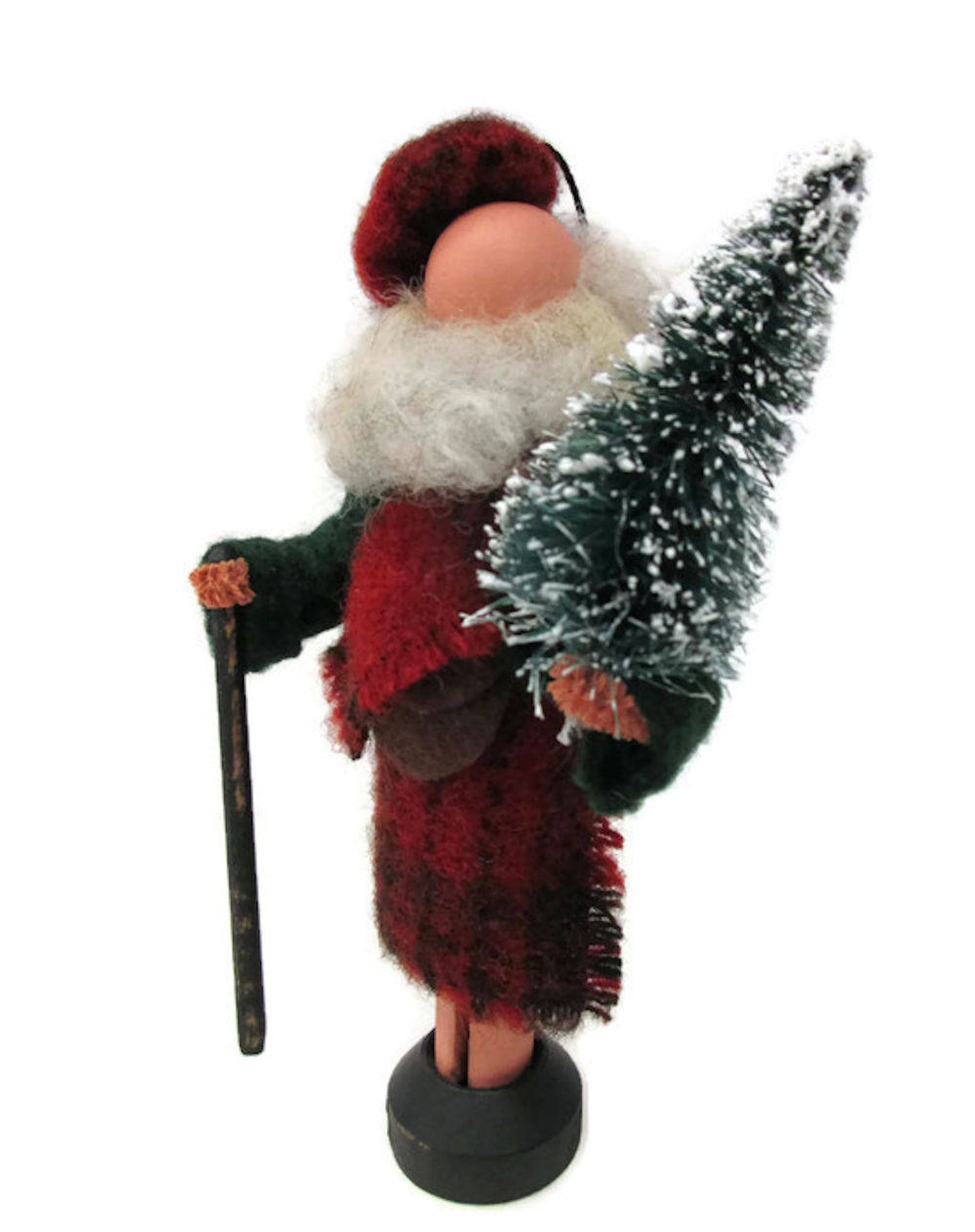 Scottish Highlander Santa Clothespin Ornament, Santa Wearing a Kilt ...
