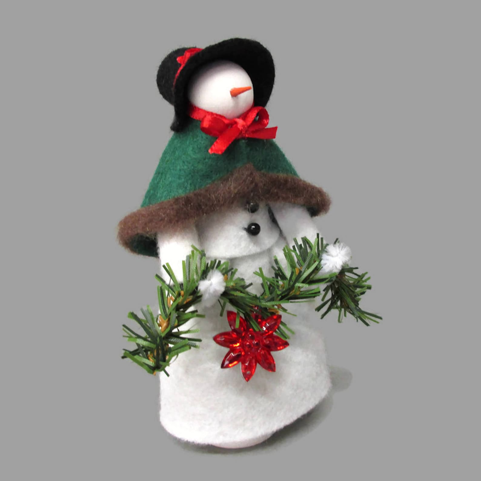 Vintage Snow Lady Clothespin Ornament, Snow Lady With Cape, Christmas ...