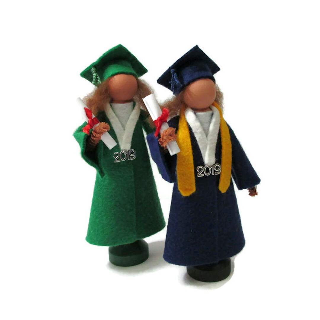 Graduation Ornament - Girl, Your Color Choice, High School Graduate ...