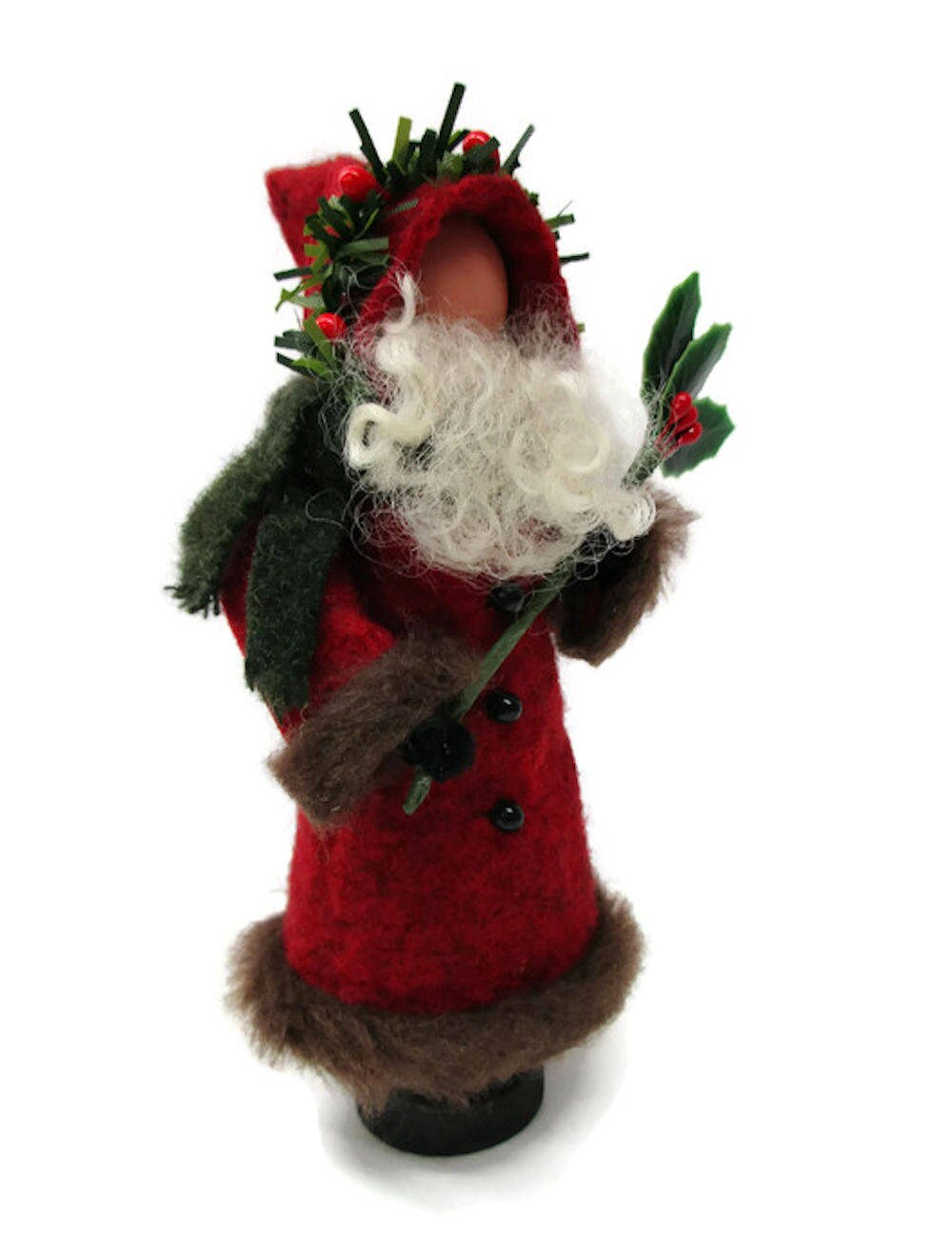 Woodland Santa Claus Clothespin Ornament, Christmas Ornament, Peg Doll ...