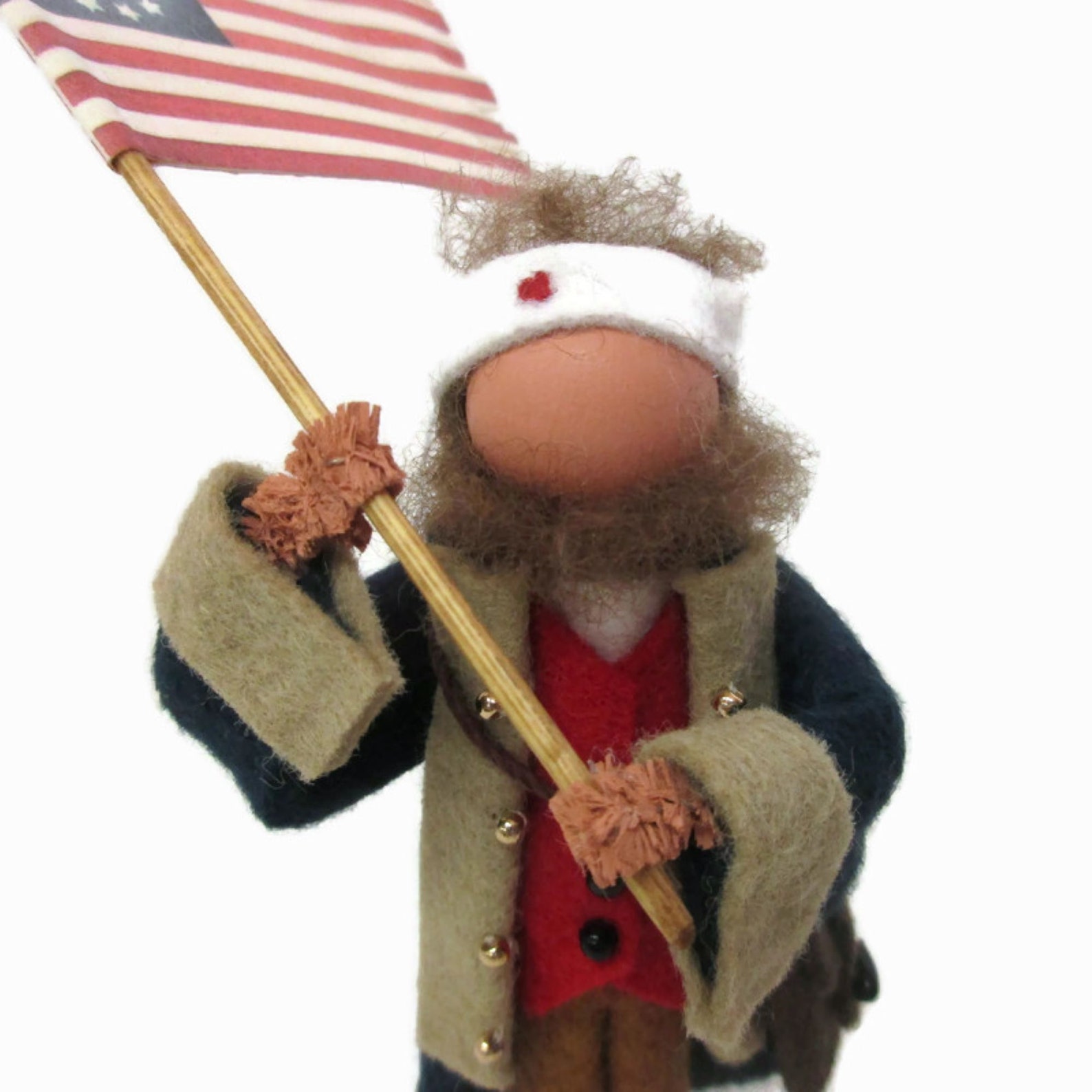 Spirit of 1776 Clothespin Ornament, Continental Army Peg Doll ...