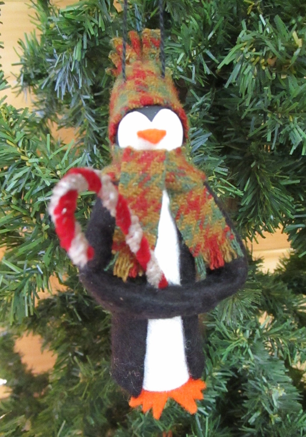 Penguin Clothespin Ornament, Christmas Peg Doll - Etsy