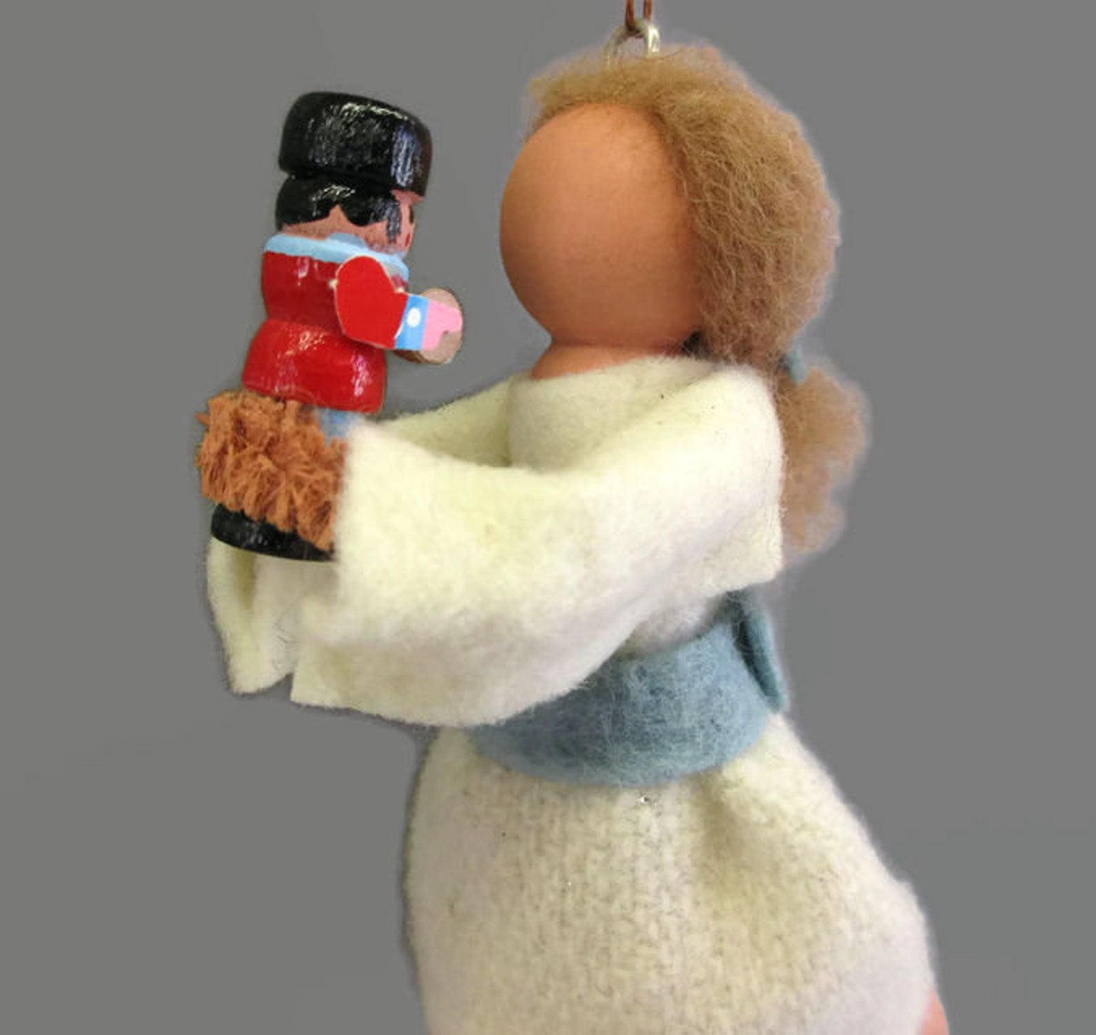 Clara Christmas Ornament, Nutcracker Doll, Clothespin Ornament ...