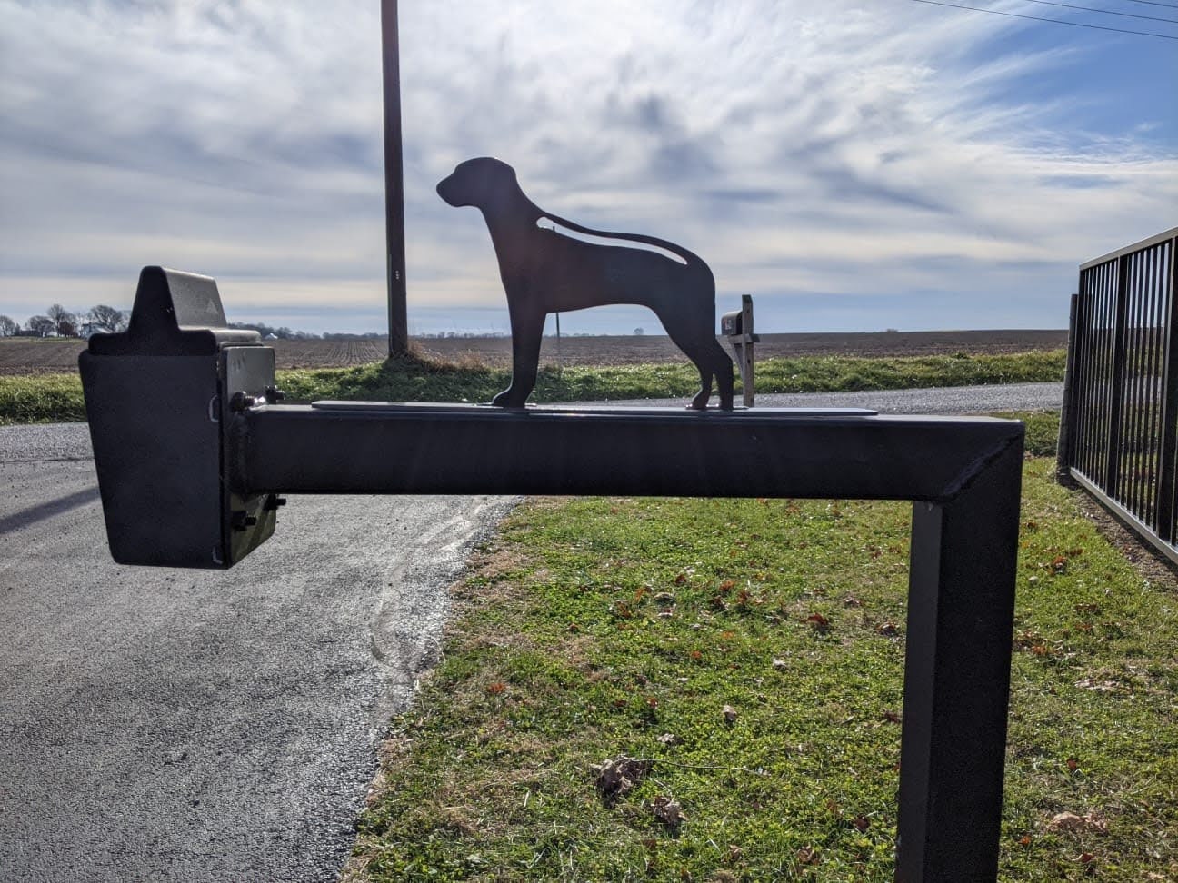 Rhodesian Ridgeback Gift Topper, Metal Silhouette Topper, Mailbox ...