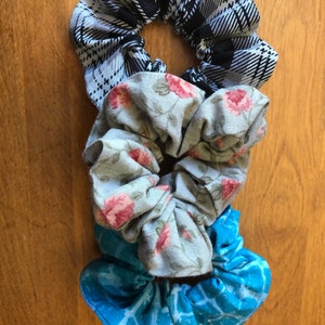 DIY Scrunchie Kits Sew Your Own Hair Tie Pre-cut Multiple | Etsy