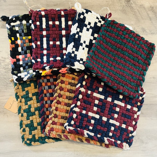 Woven Potholders - Etsy