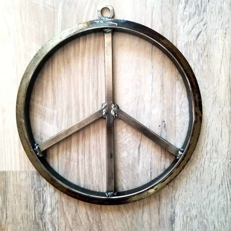 Peace Sign Yard Art - Etsy