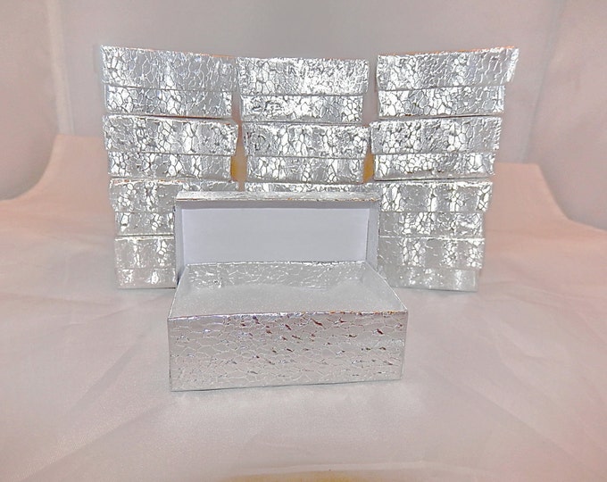 20 Silver Jewelry Presentation Display Boxes Size 3.25x2.25 - Etsy