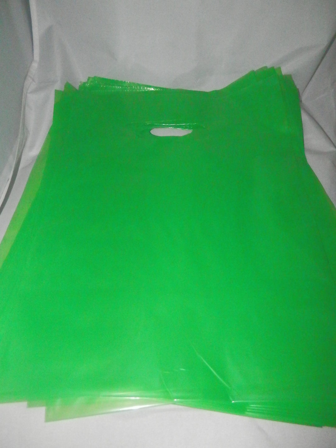 9 X 12 Lime Green Merchandise Bags 50 Pack Low Density Plastic - Etsy
