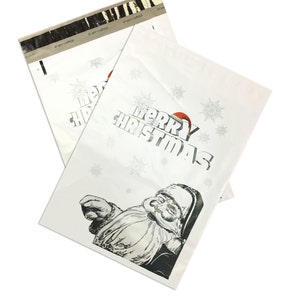 20pack 10 X 13 Santa Clause Christmas Flat Poly Mailers, Self Sealing ...