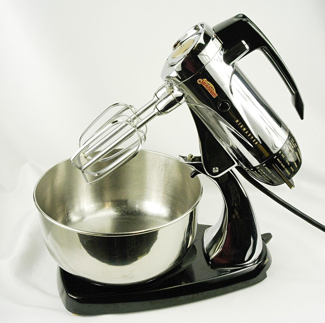 Classic Sunbeam Mixmaster 12 C Stand Mixer CHROME With Stainless Steel ...