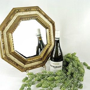 16 Inch Wall Mirror Vintage Florentine Regency Gold Leaf Decor 1970s ...