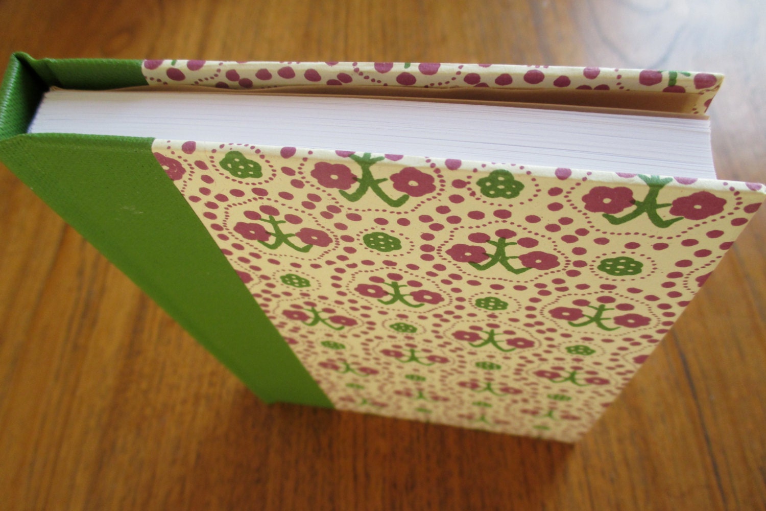 Hardback Handbound Floral Book Journal Notebook With Handmade Italian ...