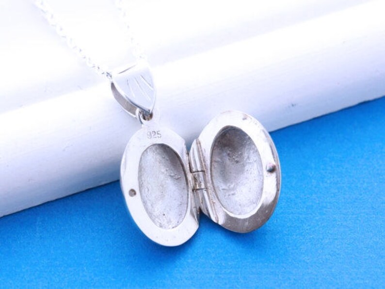 Small Oval Lockets. Solid 925 Sterling Silver Locket two | Etsy