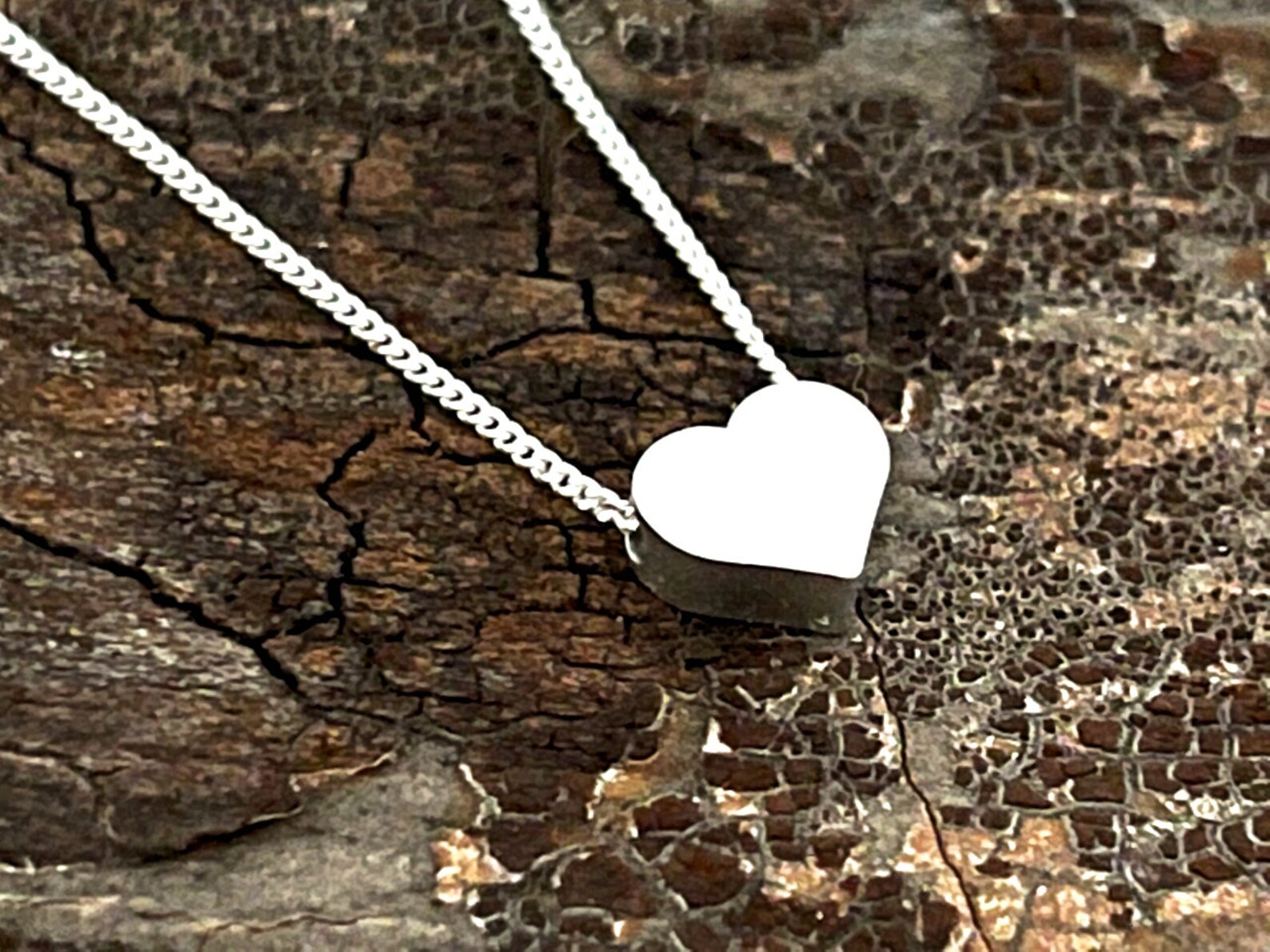 Small Silver Heart Necklace Most Popular Trend Items Every | Etsy