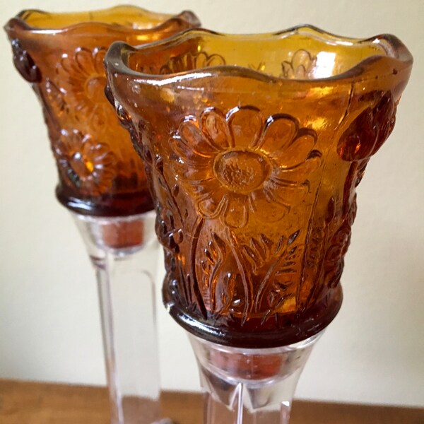 Amber Pressed Glass - Etsy