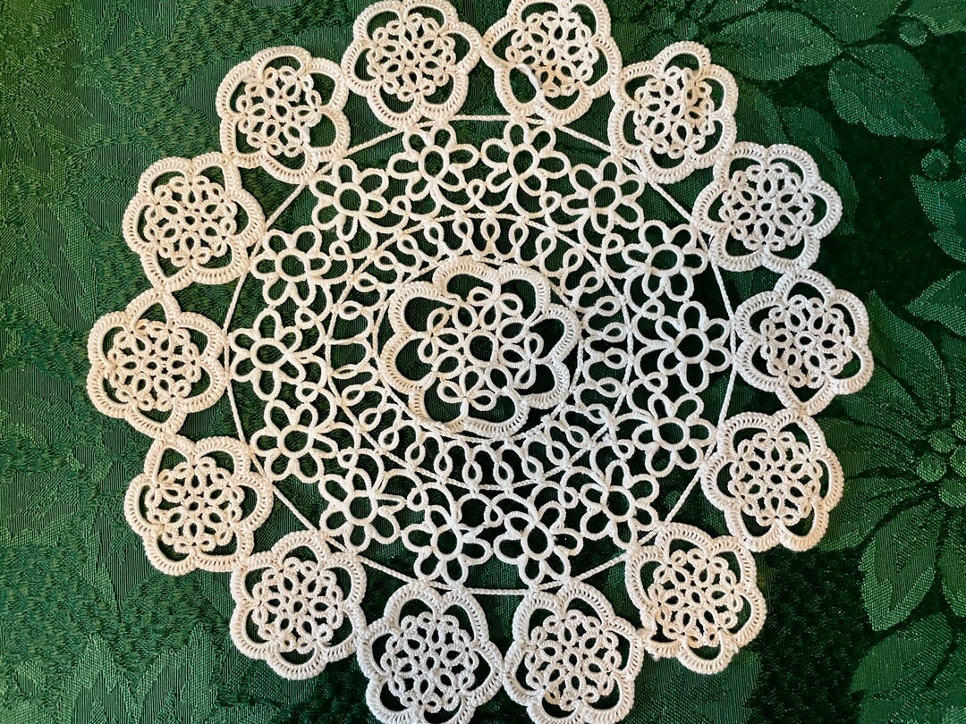 Vintage Reticella Lace Doily: 1960s Woven Fabric, 9.5" - Etsy