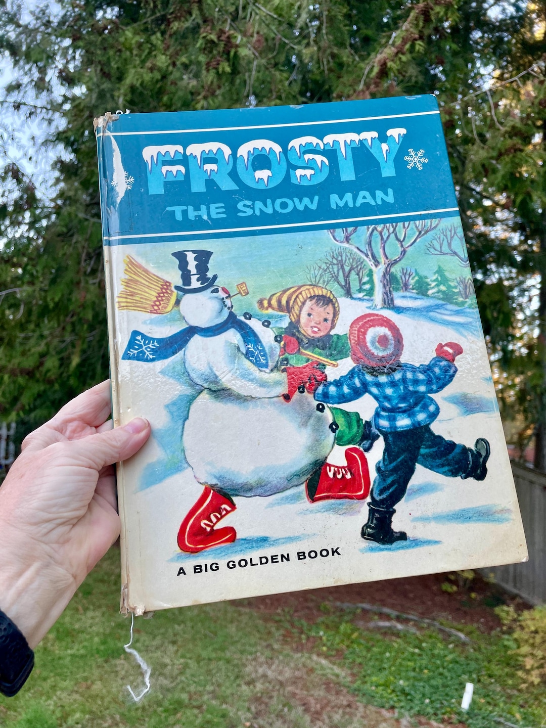 Frosty the Snowman Book, 1963 Edition, Vibrant Colors, Charming ...