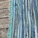 Handmade Rag Rug Farmhouse Woven Rustic Blue Cottage - Etsy