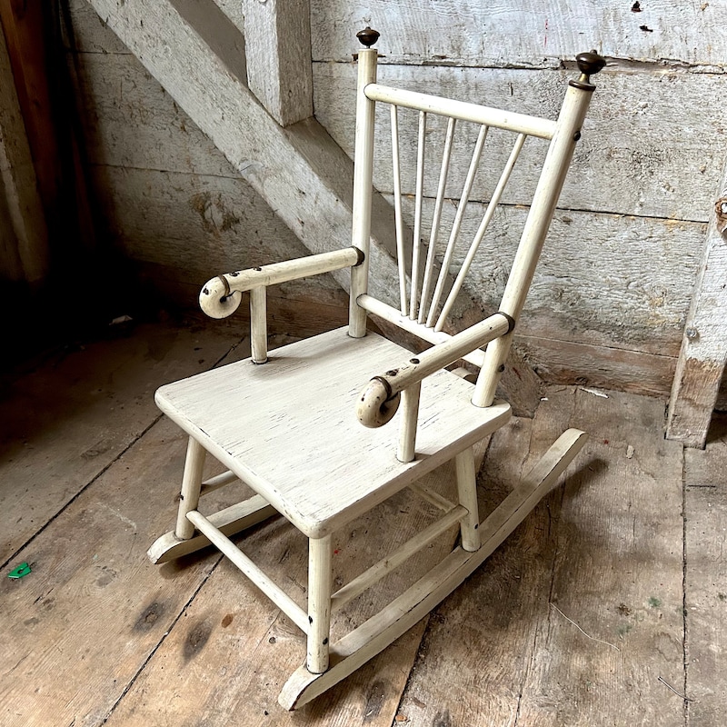 Antique Childs Rocking Chair - Etsy