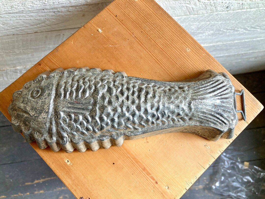 Farmhouse Fish Wall Decor Fish Mold Tin - Etsy