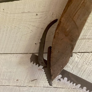 Farmhouse Antique Bow Saw Primitive Rustic Decor Cross Cut Saw Buck Saw ...