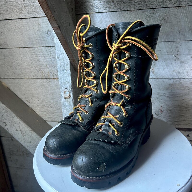 Logger Boots - Etsy