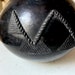 Zulu Beer Pot Ceramic Black Ware Pot Raised Design Tribal Handmade ...