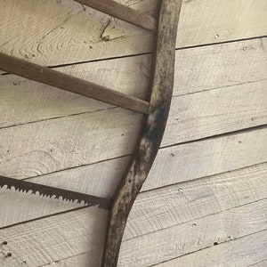 Farmhouse Antique Bow Saw Primitive Rustic Decor Cross Cut Saw Buck Saw ...