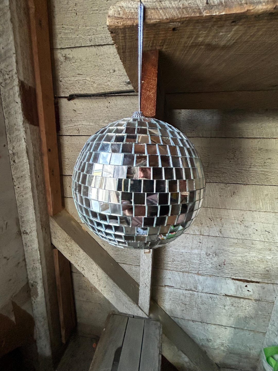 Mirror Disco Ball Ornament Mosaic Mirrored Ball Hanging Mirror Ball - Etsy