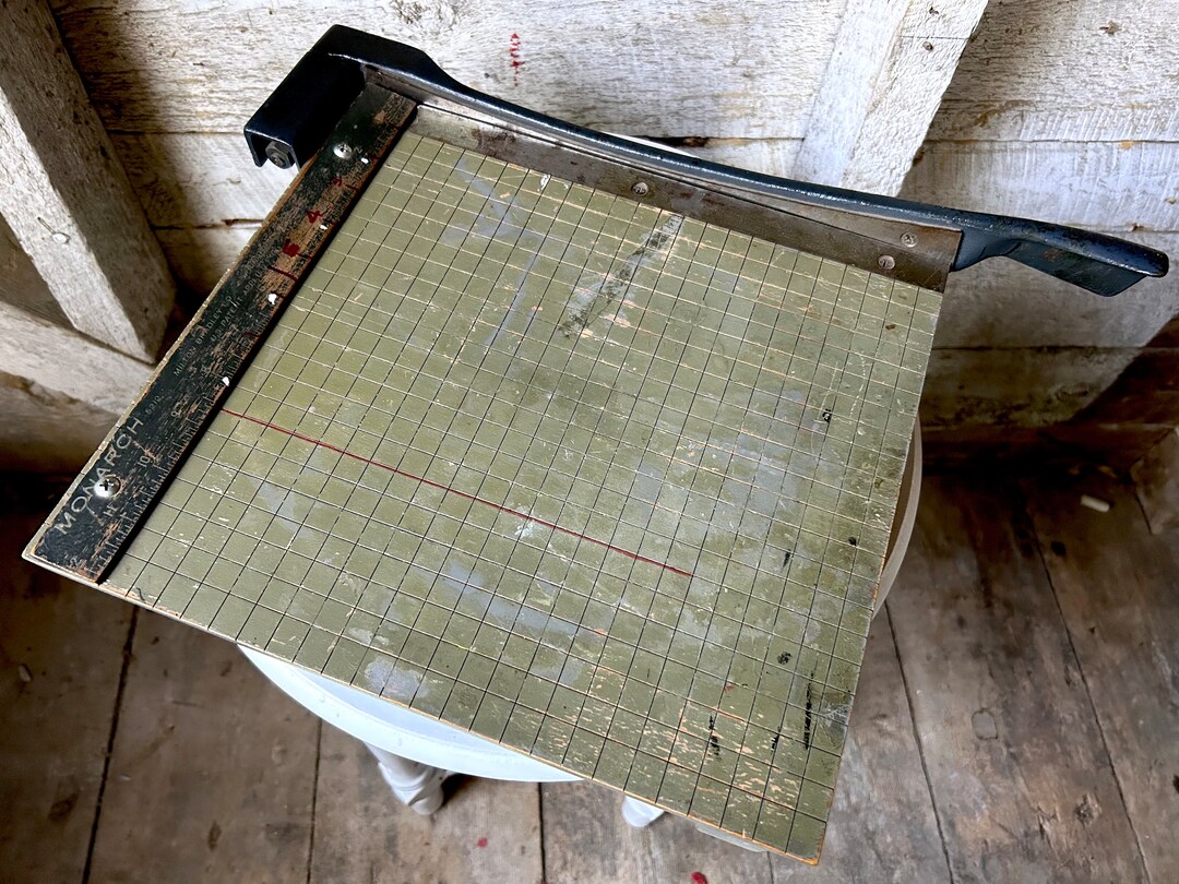 Monarch Industrial Guillotine Paper Cutter, 13" Paper Cutter / Trimmer ...
