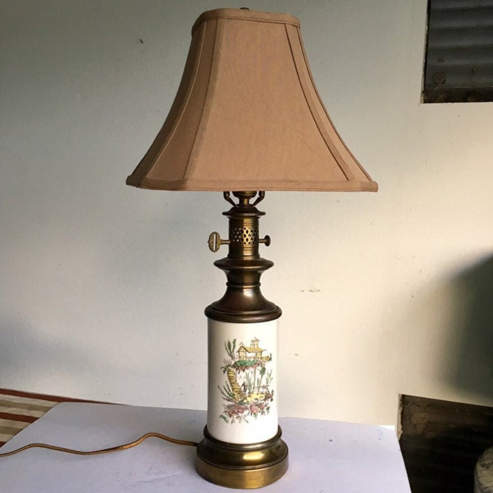 40s 50s Japanese Design Table Lamp Barrel Shape Tube - Etsy