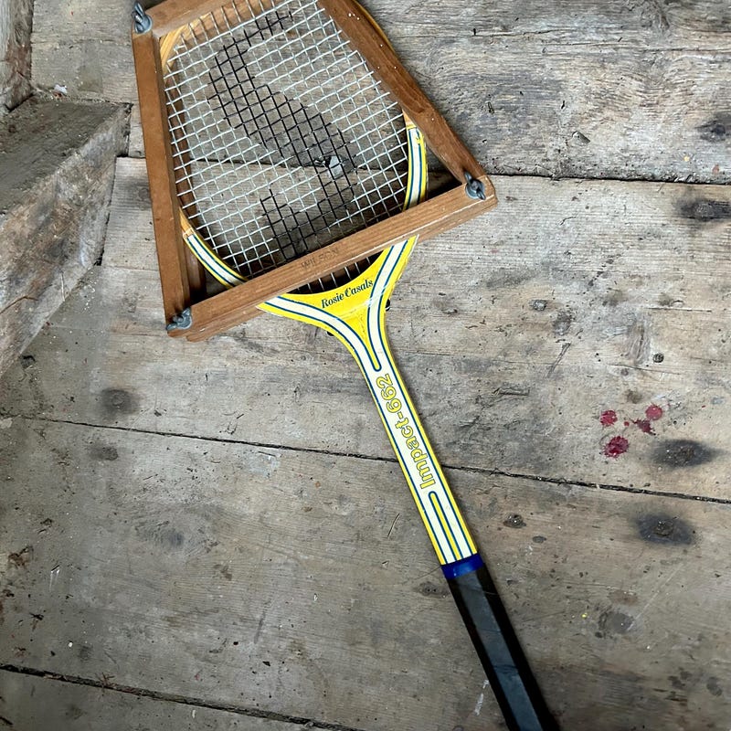 Wood Tennis Racket - Etsy