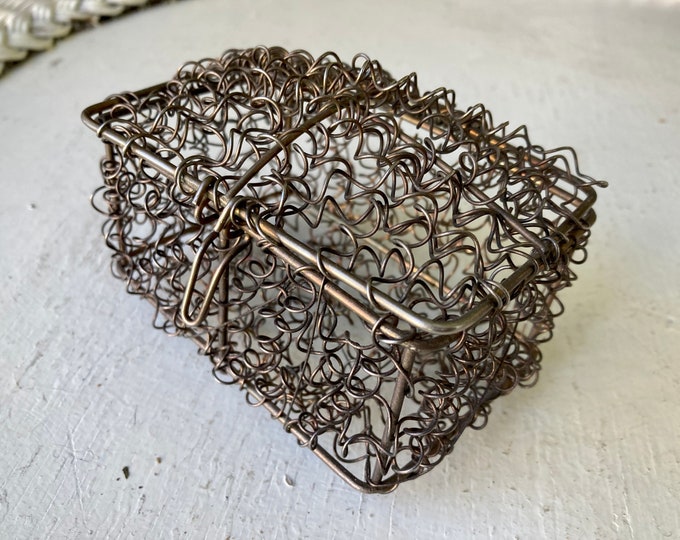 Twisted Wire Box Hinged Lid Spiral Wire Small Box - Etsy
