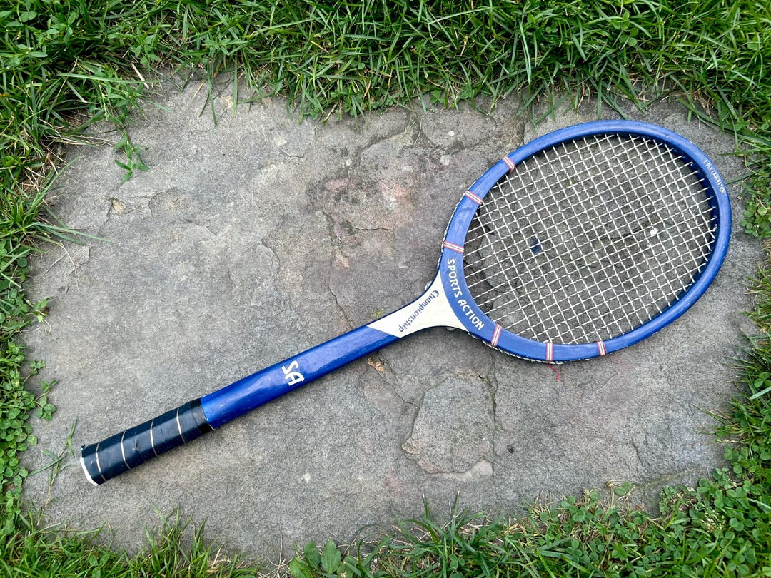 70s Wood Tennis Racquet - Sports Action Championship Wood Tennis Racket ...