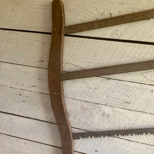 Farmhouse Antique Bow Saw Primitive Rustic Decor Cross Cut Saw Buck Saw ...