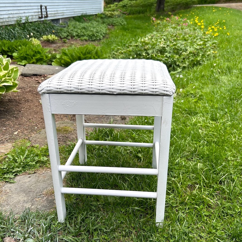 Wicker Stool - Etsy