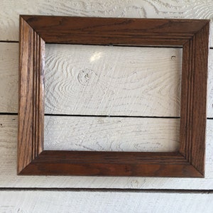 Wood Frame - Rustic - Primitive - Ribbed Picture Frame - Farmhouse ...