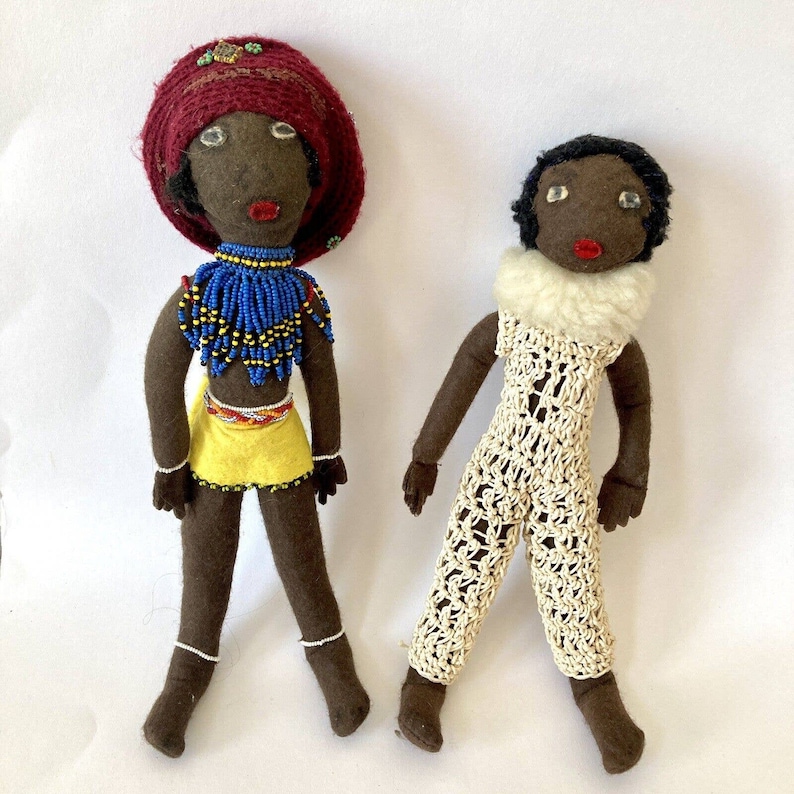 70s African Dolls Collectible IPI Tombi Musical Hand - Etsy