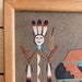 Navajo Sand Painting Yei Dancer With Pottery Native American Art Tribal ...