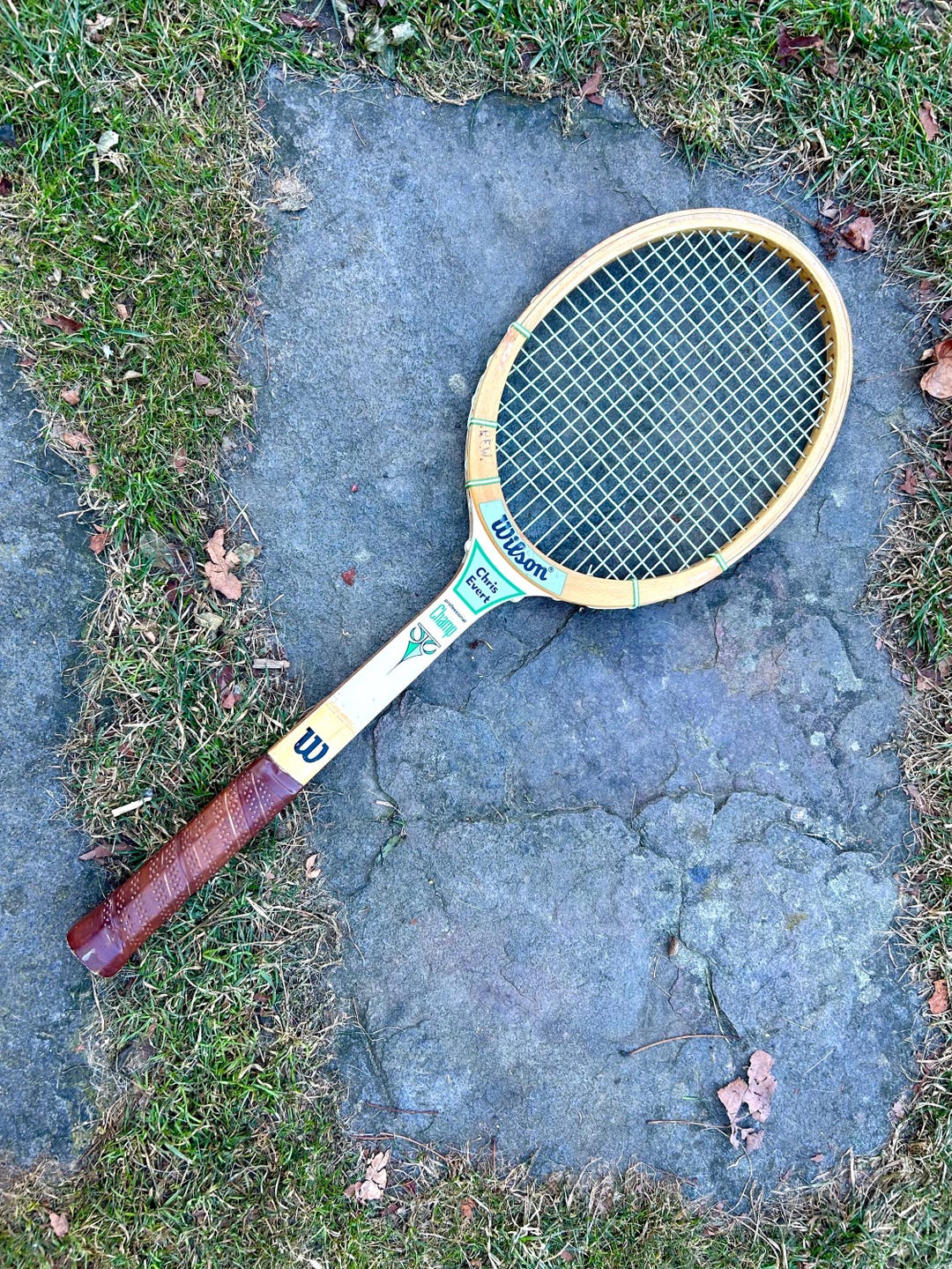 70s Chris Evert Wood Tennis Racquet Wilson Tennis Racquet - Etsy